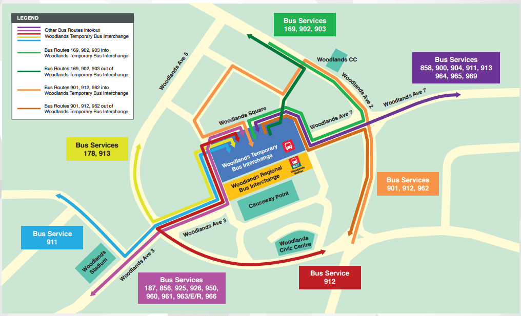 Moovit - Relocation of Woodlands Regional Bus Interchange