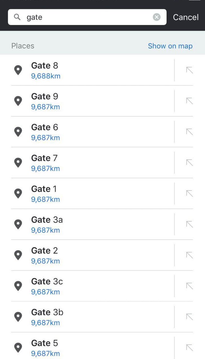 Moovit - F1 Gates